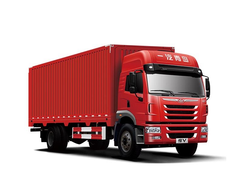 FAW closed box truck for sale